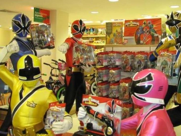 Visitan México los Power Rangers