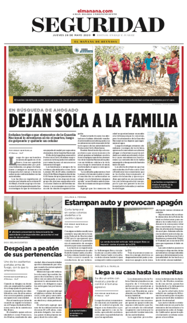 Hiere A Reynosa El 2020