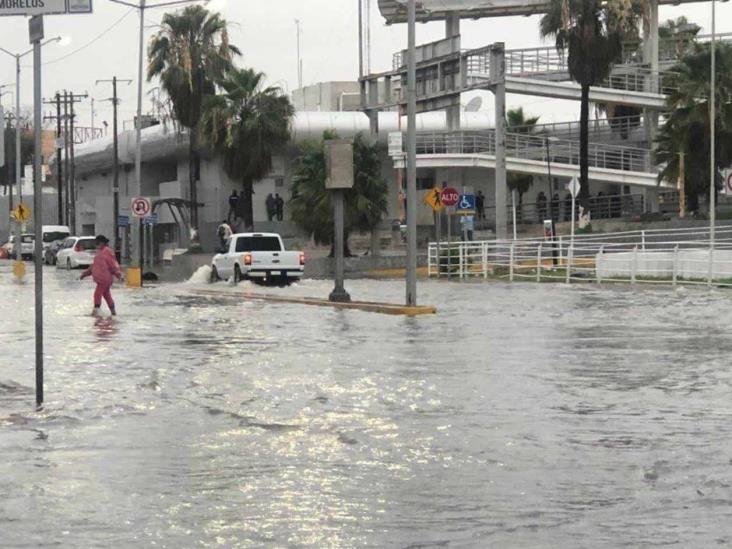 Genera caos e inundaciones la tormenta que azota Reynosa