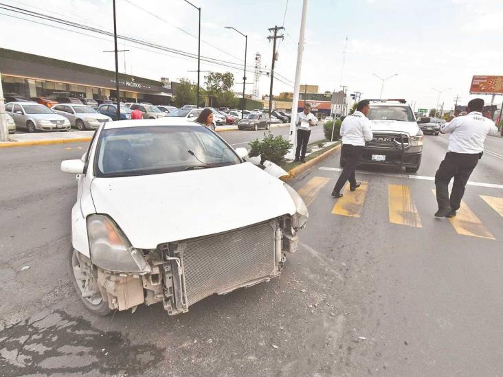 Imprudencia causa accidente