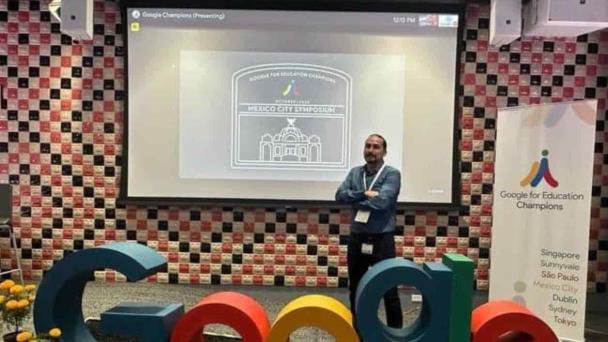 Maestro del CBTis 125 participará en el simposio Google for Education